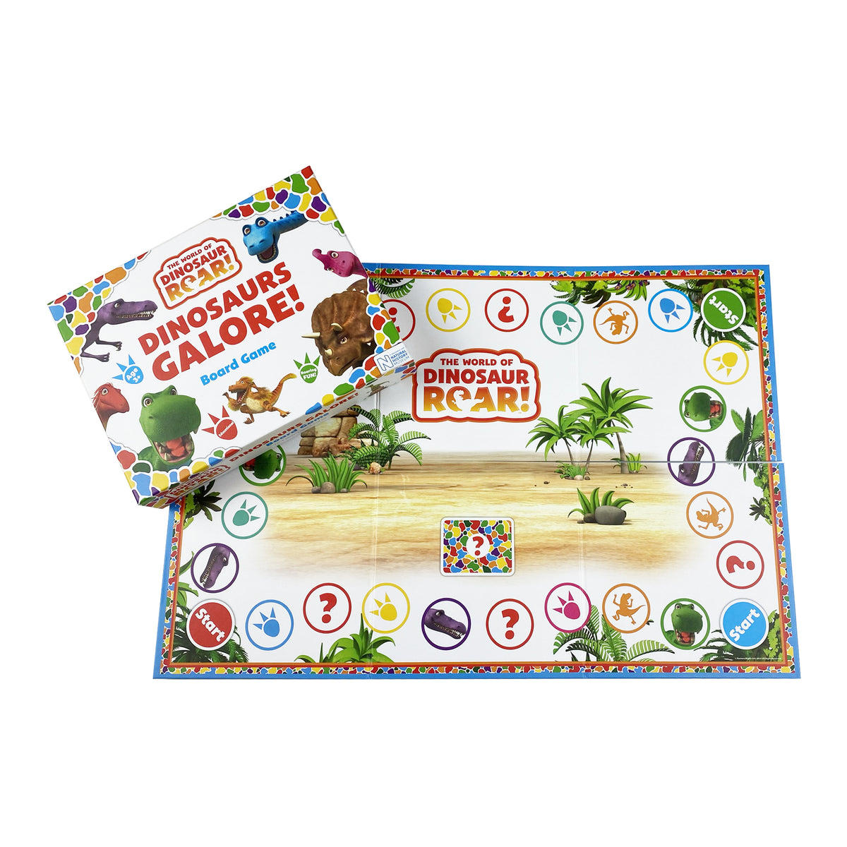 Dinosaur Roar! Dinosaurs Galore! Board Game | Kids Ages 3+ – Rockaway Toys