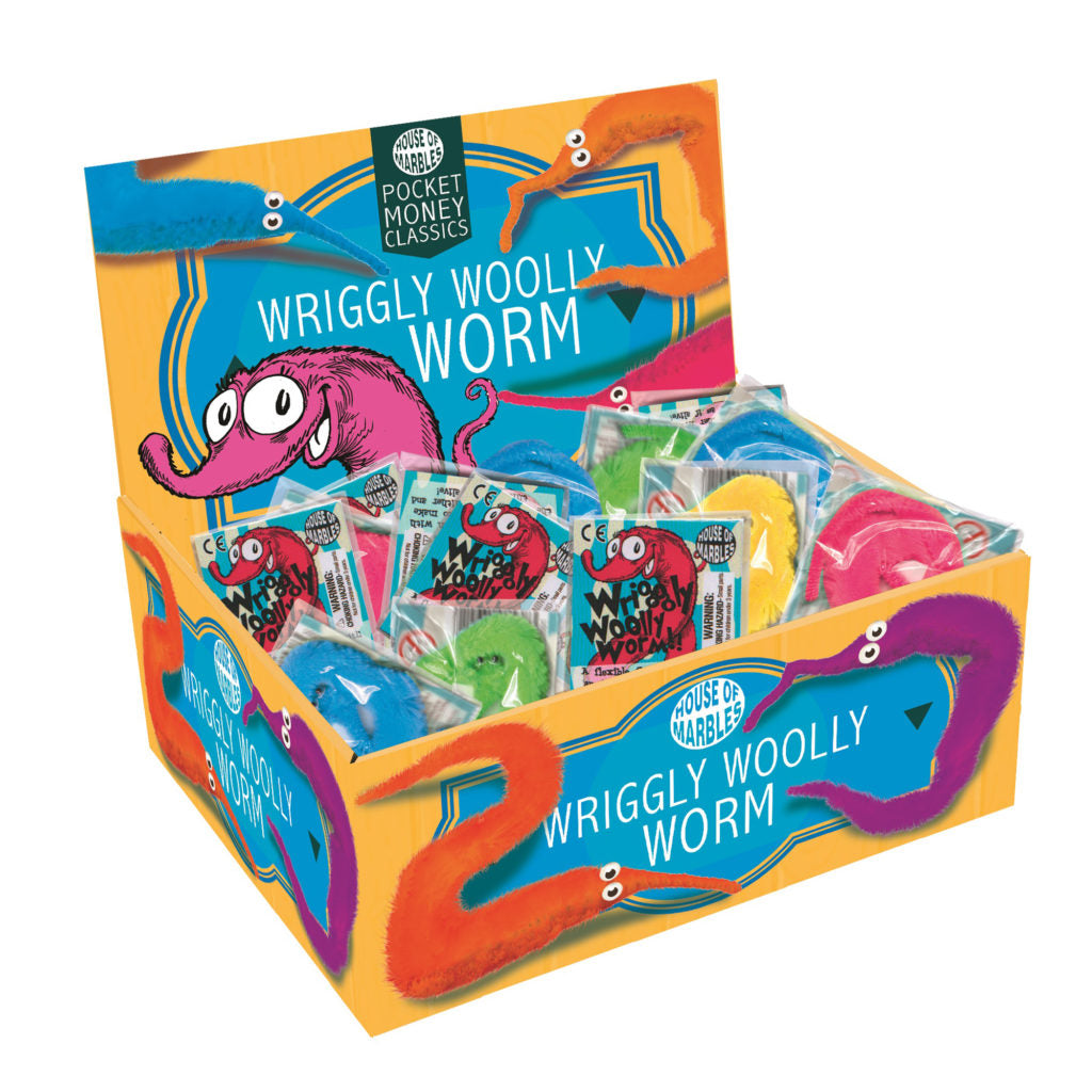 House of Marbles Wiggly Wooly Worms on a String – Rockaway Toys
